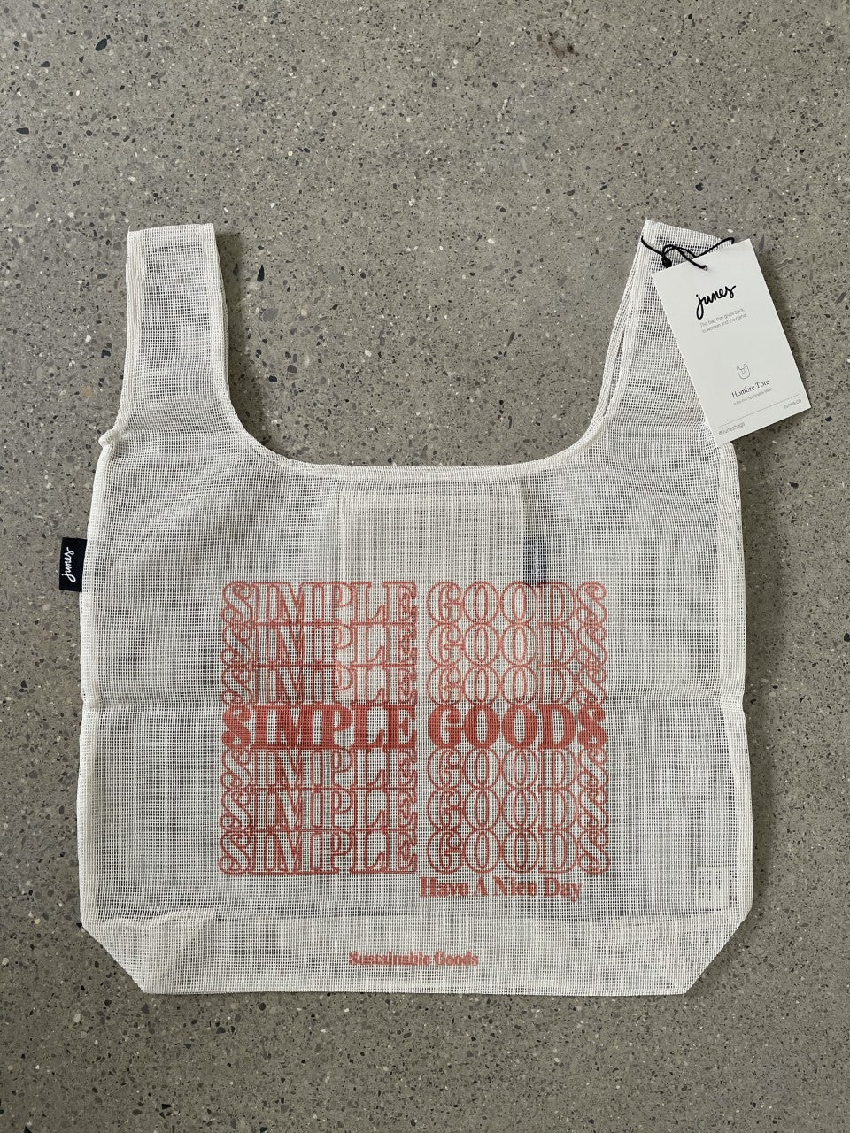 SIMPLE GOODS X JUNES REUSABLE BAG – Simple Goods